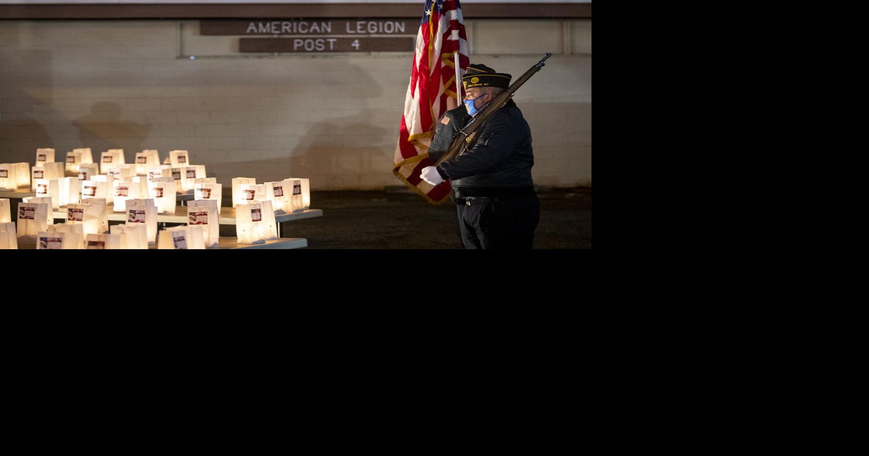 Photos: Luminaries honor service members before Veterans Day