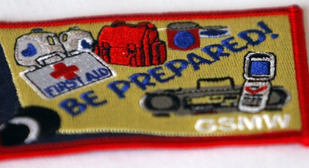 Girl Scouts get prepared in pursuit of new badge