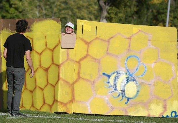 Cardboard boxes teach lessons about homelessness