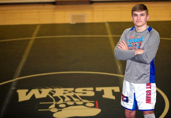 Billings West's Jace Rhodes runs athletic gamut from golfer to wrestler