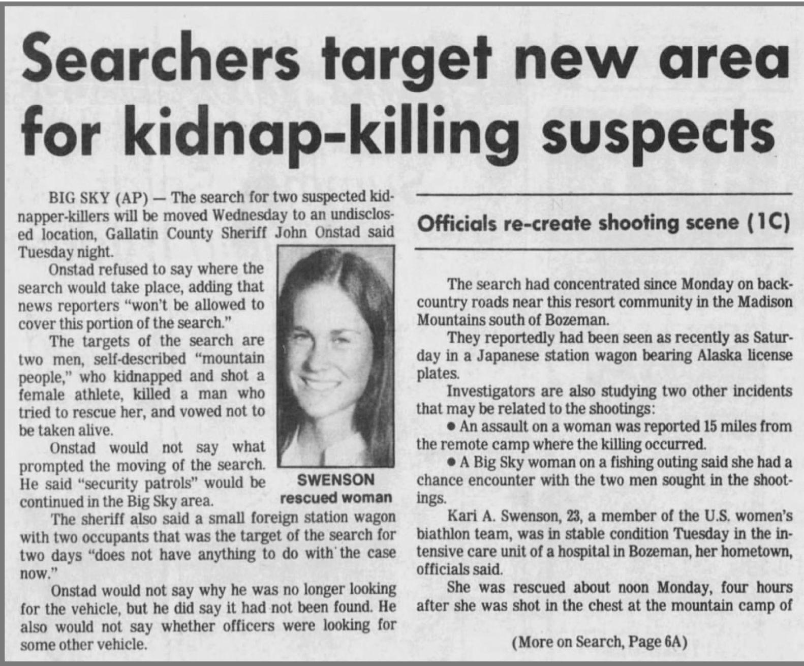 Podcast recounts kidnapping, shooting, recovery of Bozeman biathlete ...