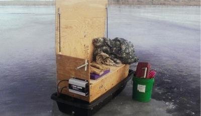 Ice-fishing sled's an off-season building project