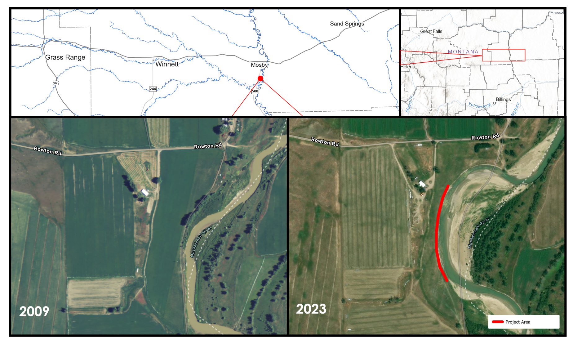 FWP, Winnett ACES help landowner block Musselshell River