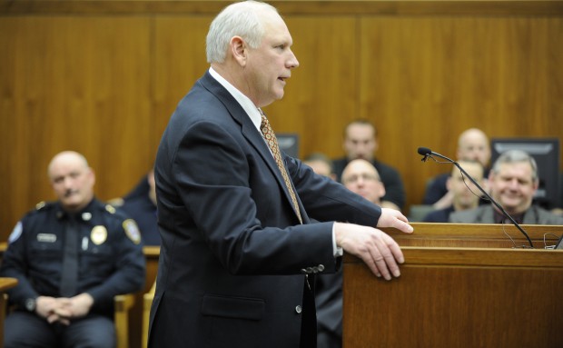 Marshal Bell takes oath of office