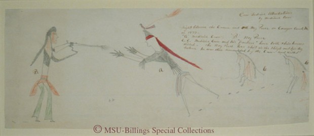 Colorful, dynamic ledger art shines light on 19th century Native ...