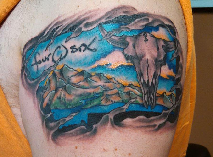 406 ink: Tattoos featuring Montana's area code
