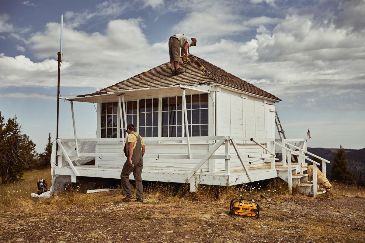 Monument Peak Lookout in Little Belts upgraded