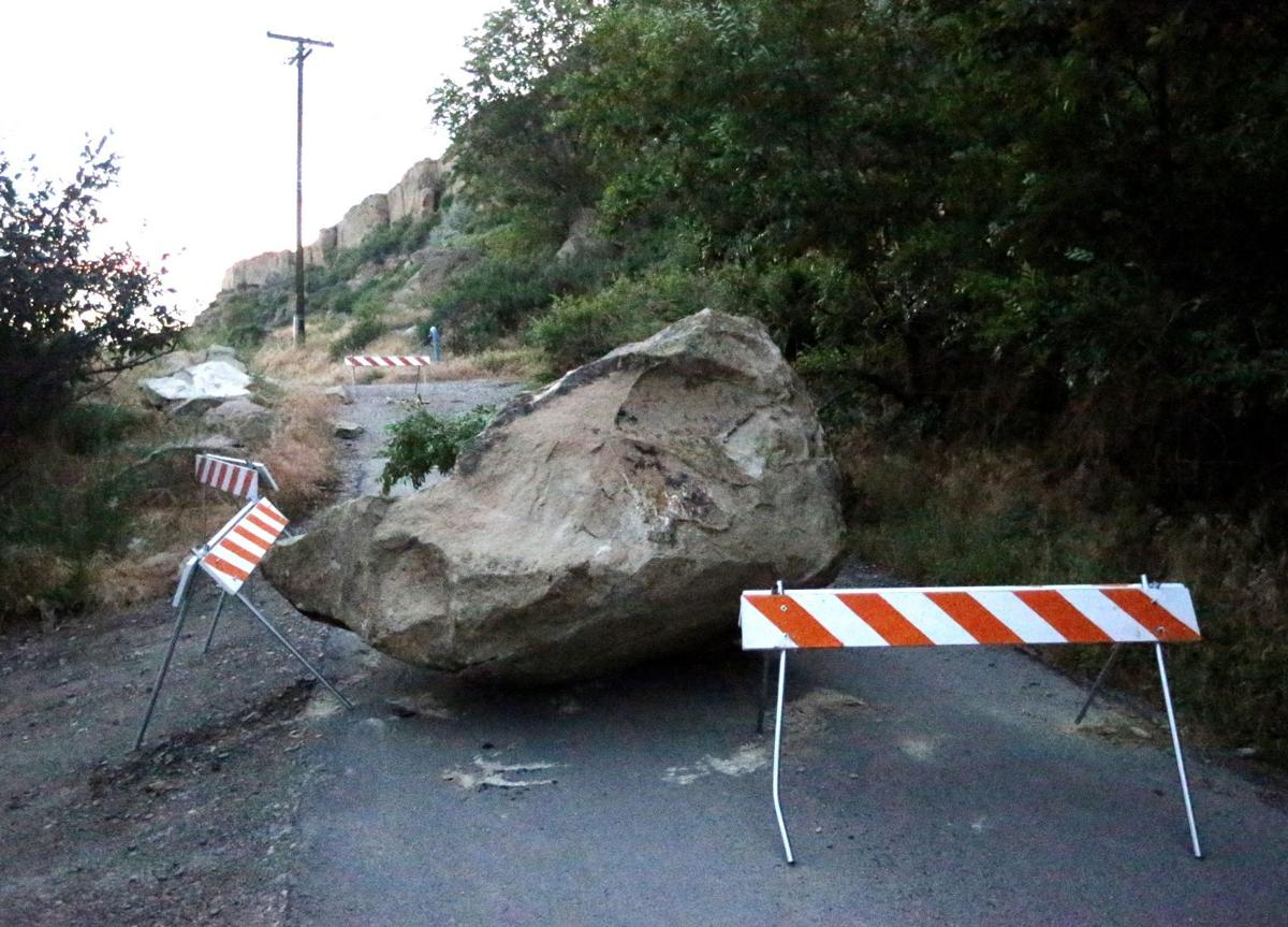 Boulder falls from Rims, blocks road | Local News | billingsgazette.com