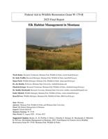 Montana FWP elk study examines 3 populations over 3 years