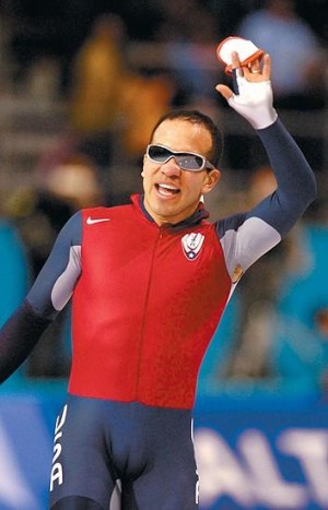 Olympic speedskater Derek Parra to light State Games torch