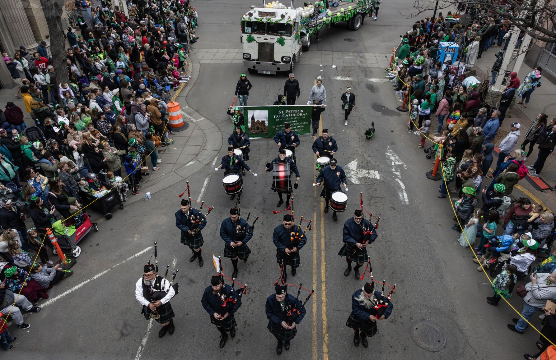 Billings' most famous bagpiper plays St. Patrick's Day