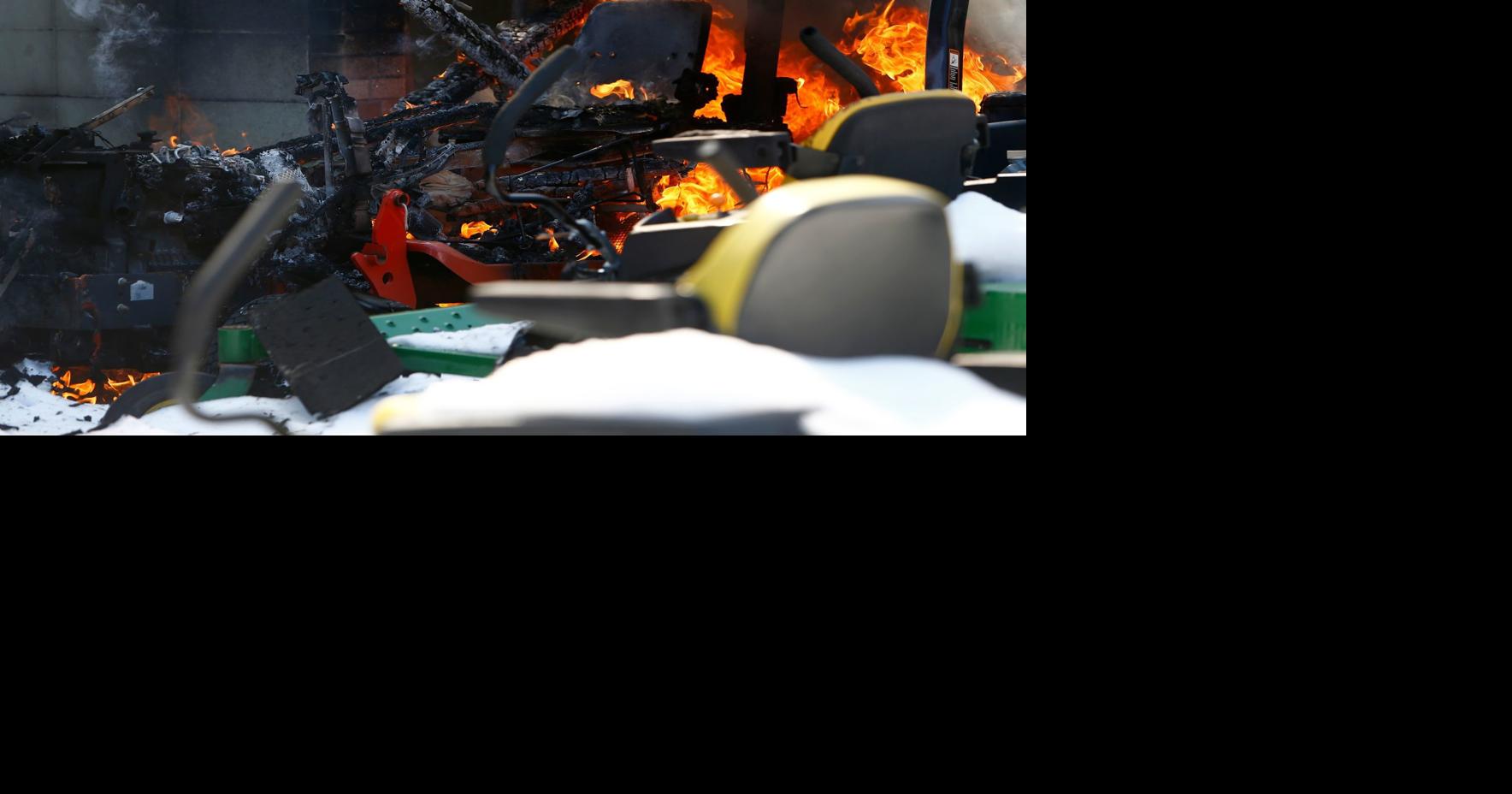 Photos: Fire destroys Crow tribal building