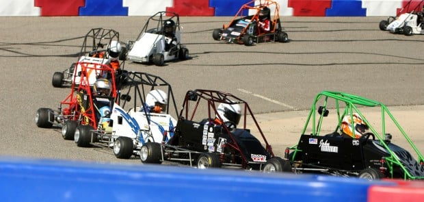 Youngsters get behind the wheel in Quarter Midgets races