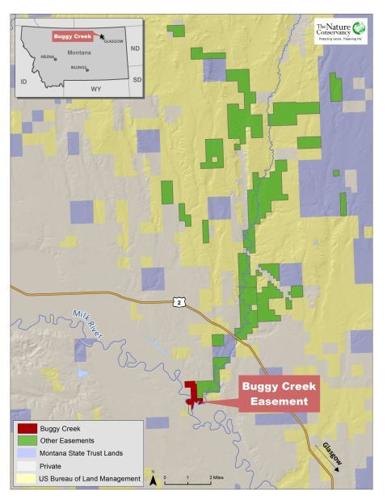 Conservation easement map