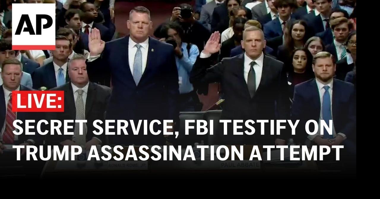 Trump shooting hearing LIVE: FBI, Secret Service testify on ...