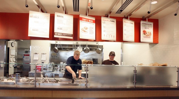 Construction Zone: Qdoba Mexican Grill features made-to-order dishes