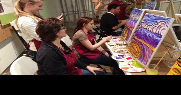 Drink wine while you paint during new YAM series