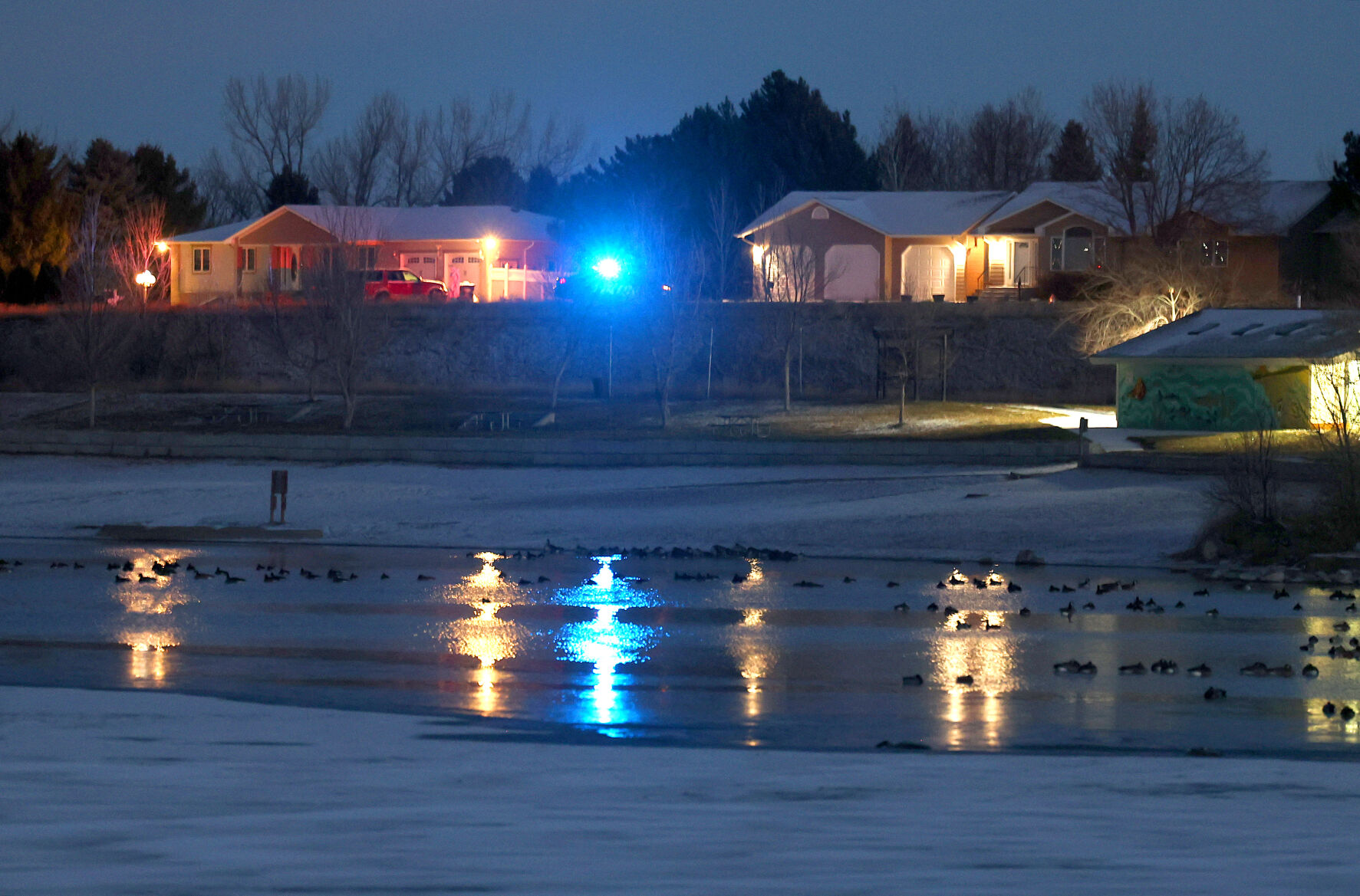 Lake Elmo shooting scene