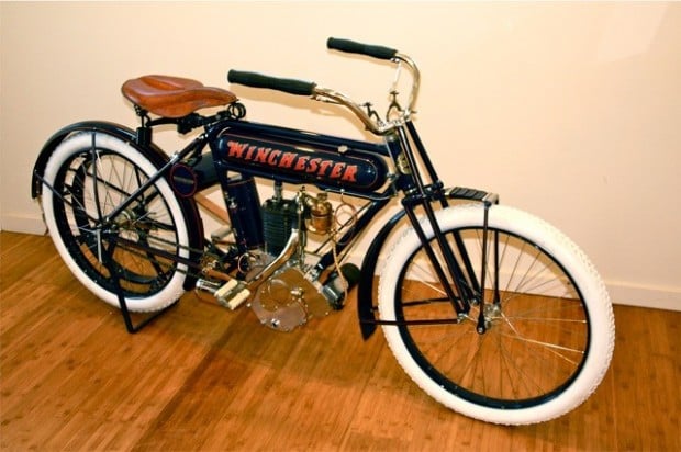 The Winchester motorcycle: One-of-a-kind motorbike on display at Cody ...