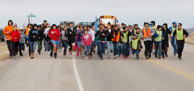 Northern Cheyenne youth take a run at history