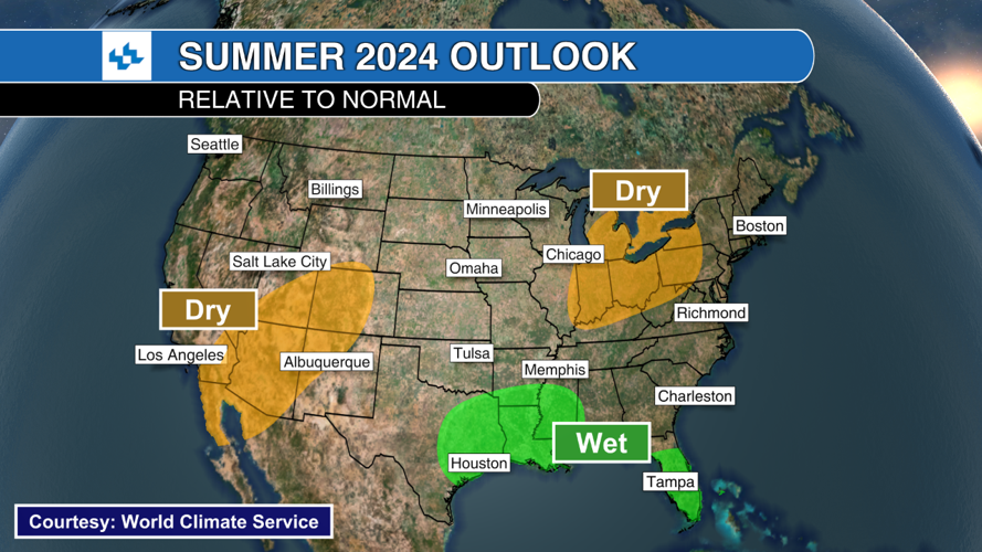 2024 summer weather predictions: expect heat waves this year