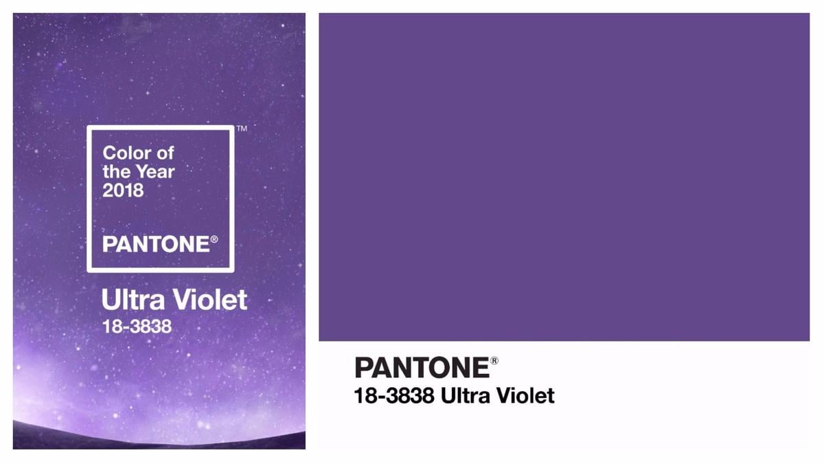 'Ultra Violet': What Pantone's color of year predicts for 2018