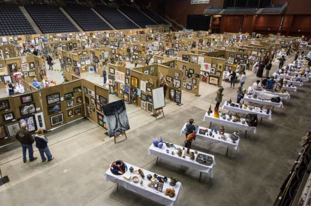 Founder returns to State Art Symposium for the first time in a decade