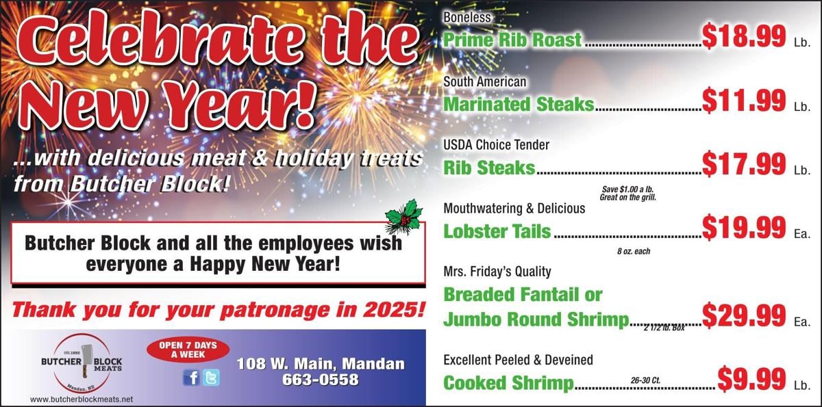 BUTCHER BLOCK MEATS - Ad from 2025-12-24