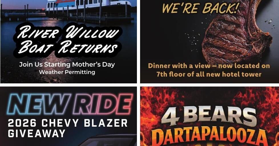 4 BEARS CASINO & LODGE - FLINT - Ad from 2026-04-25