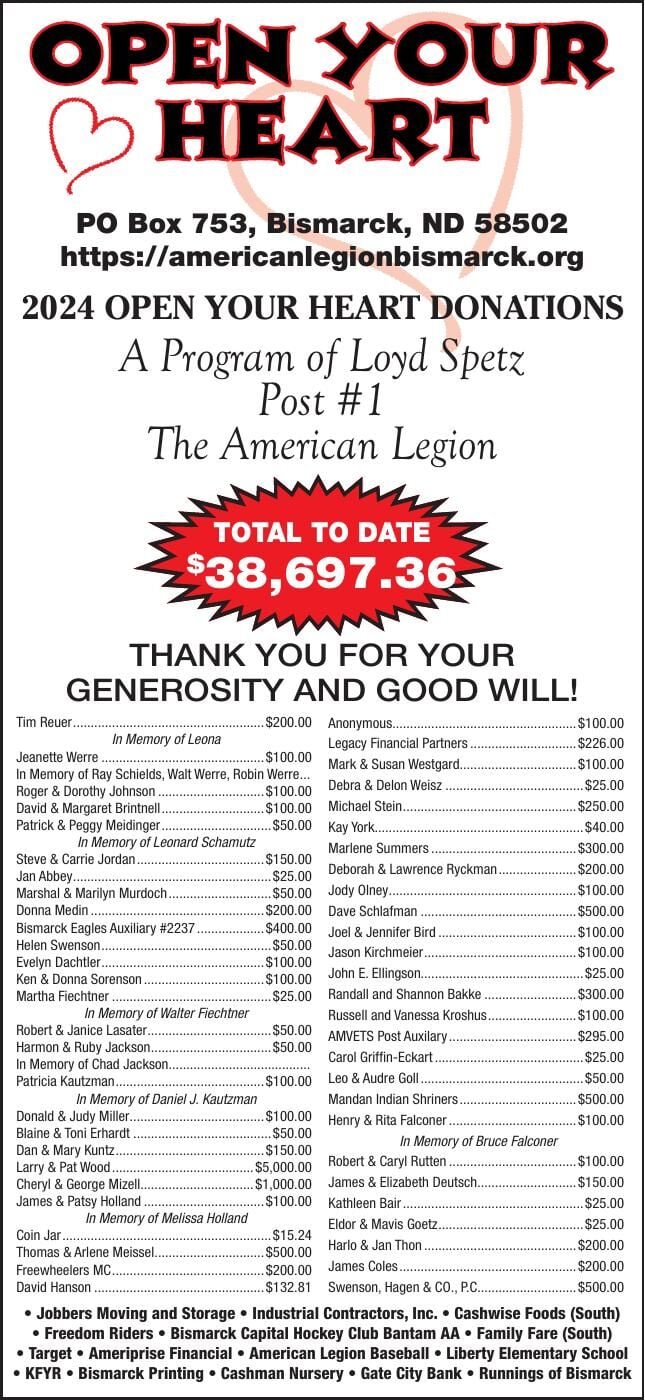 OPEN YOUR HEART - Ad from 2025-12-26