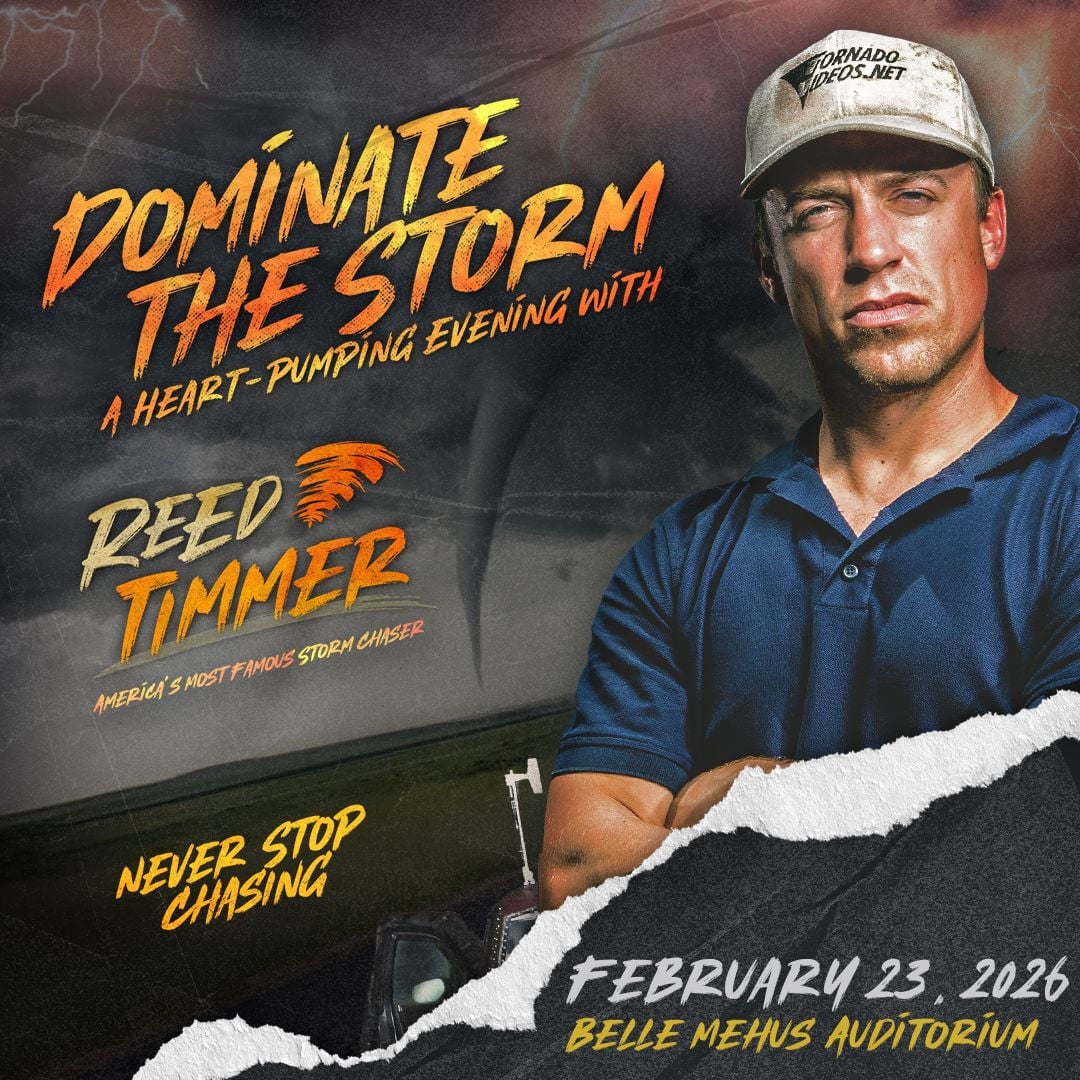 Storm chaser, meteorologist Reed Timmer coming to Bismarck