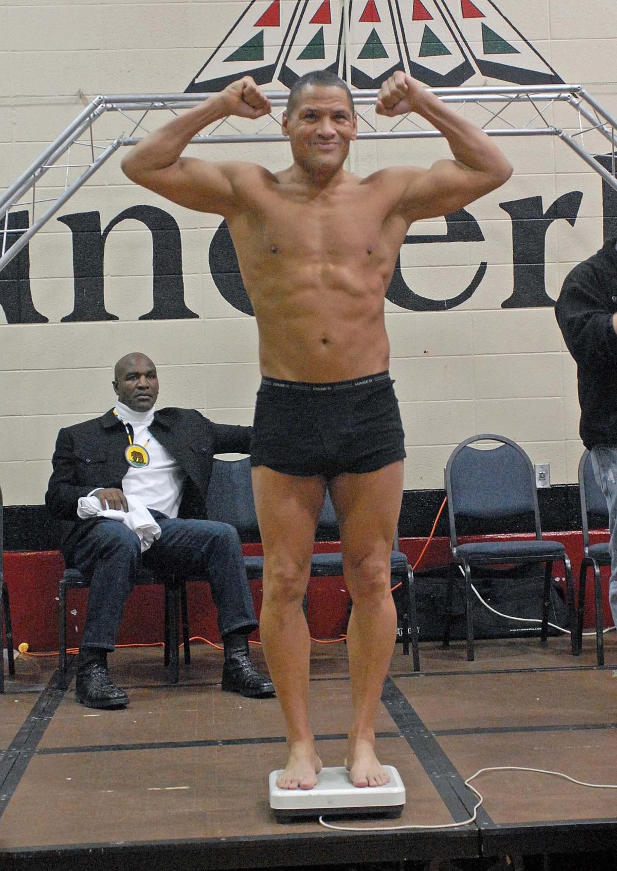 Virgil Hill Weigh-In Ceremony at United Tribes Technical College