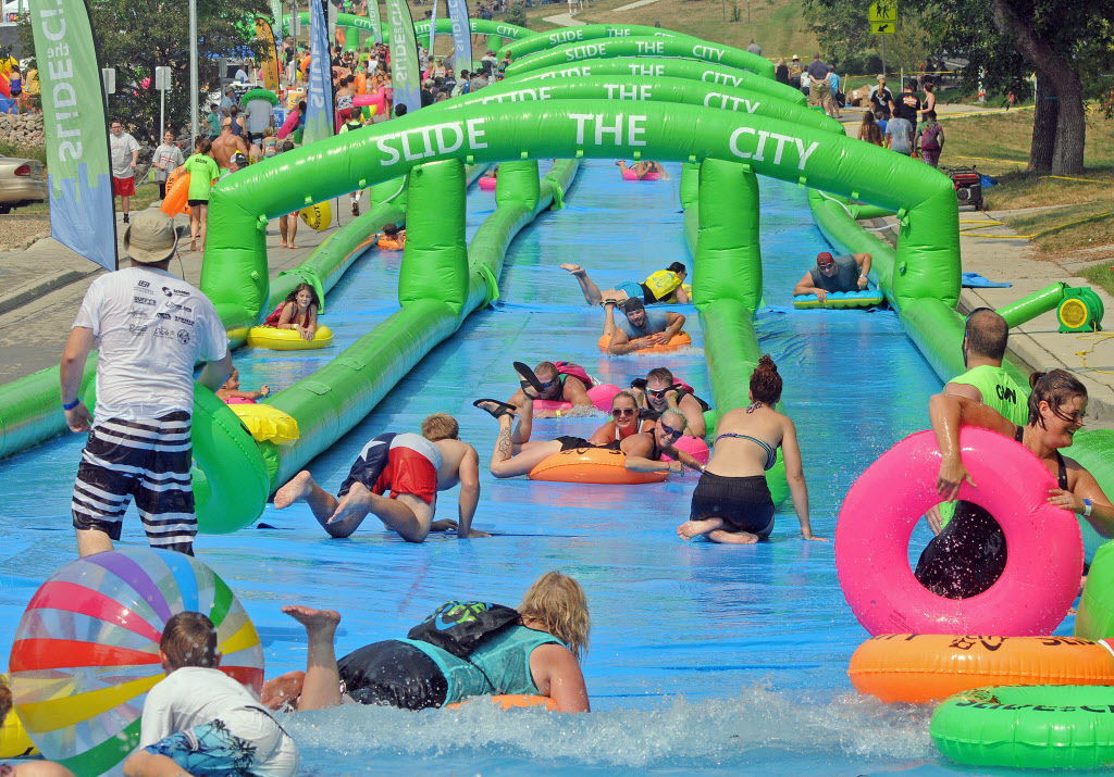Slide the City takes place Saturday