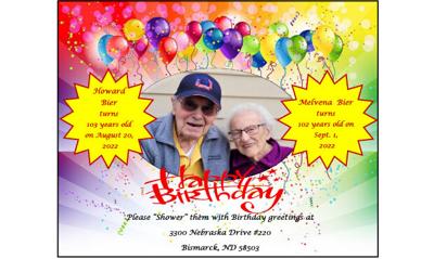 Melvena & Howard Bier are Celebrating over a Century of Birthdays!!!