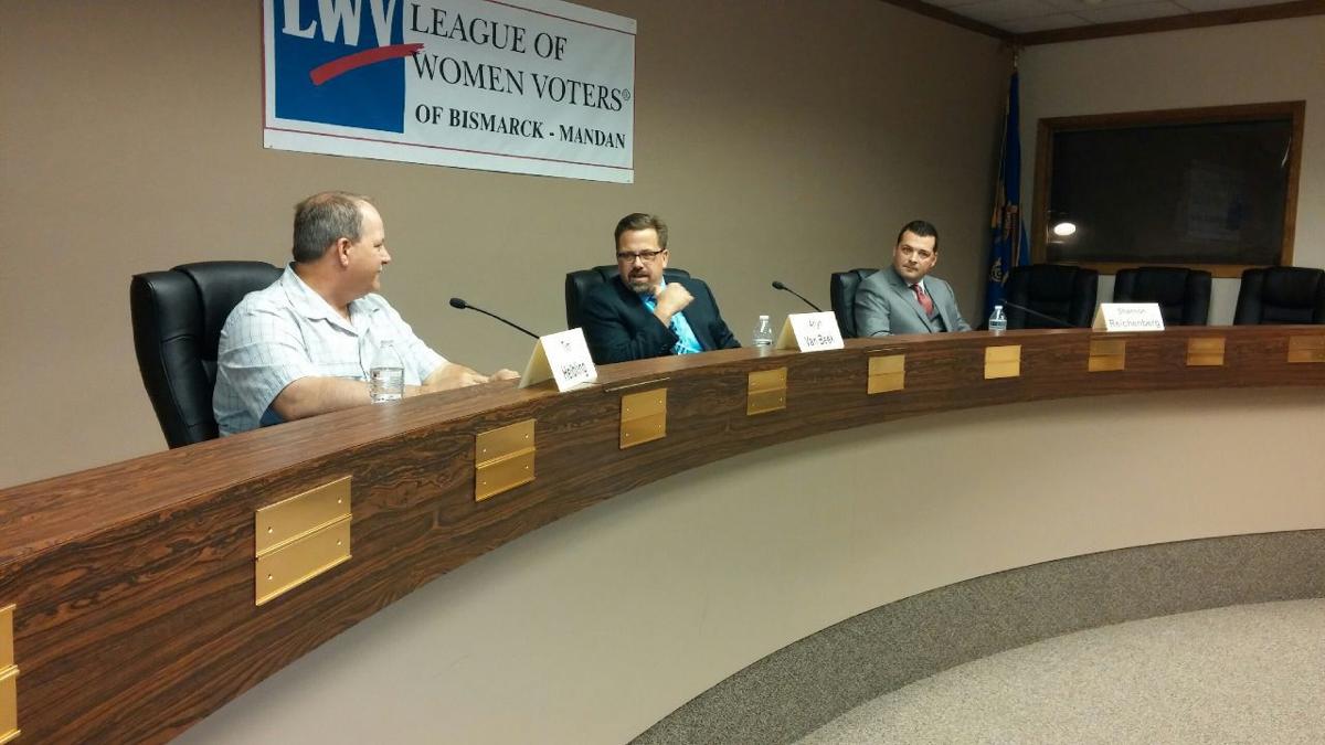 Mandan mayor candidates square off in forum