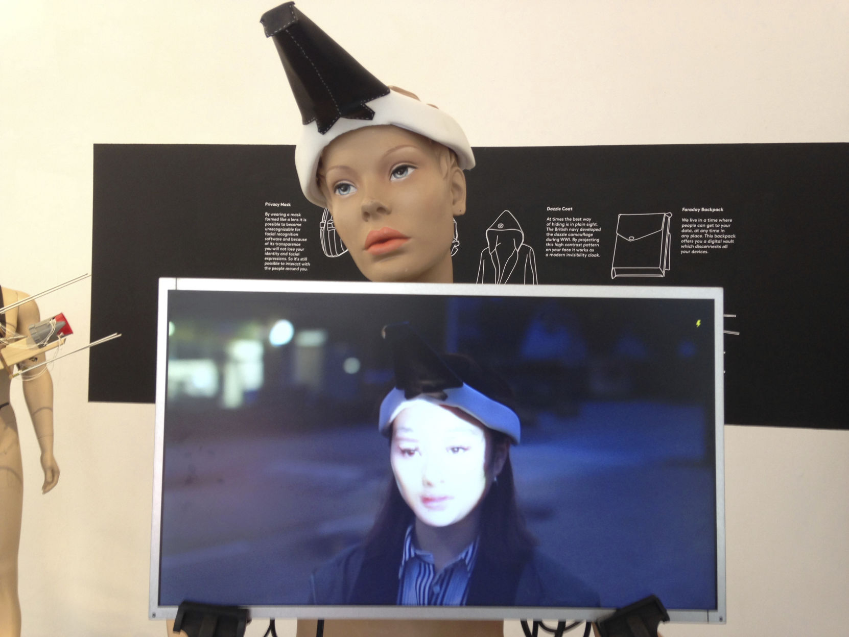 Face projector is a conceptual art piece