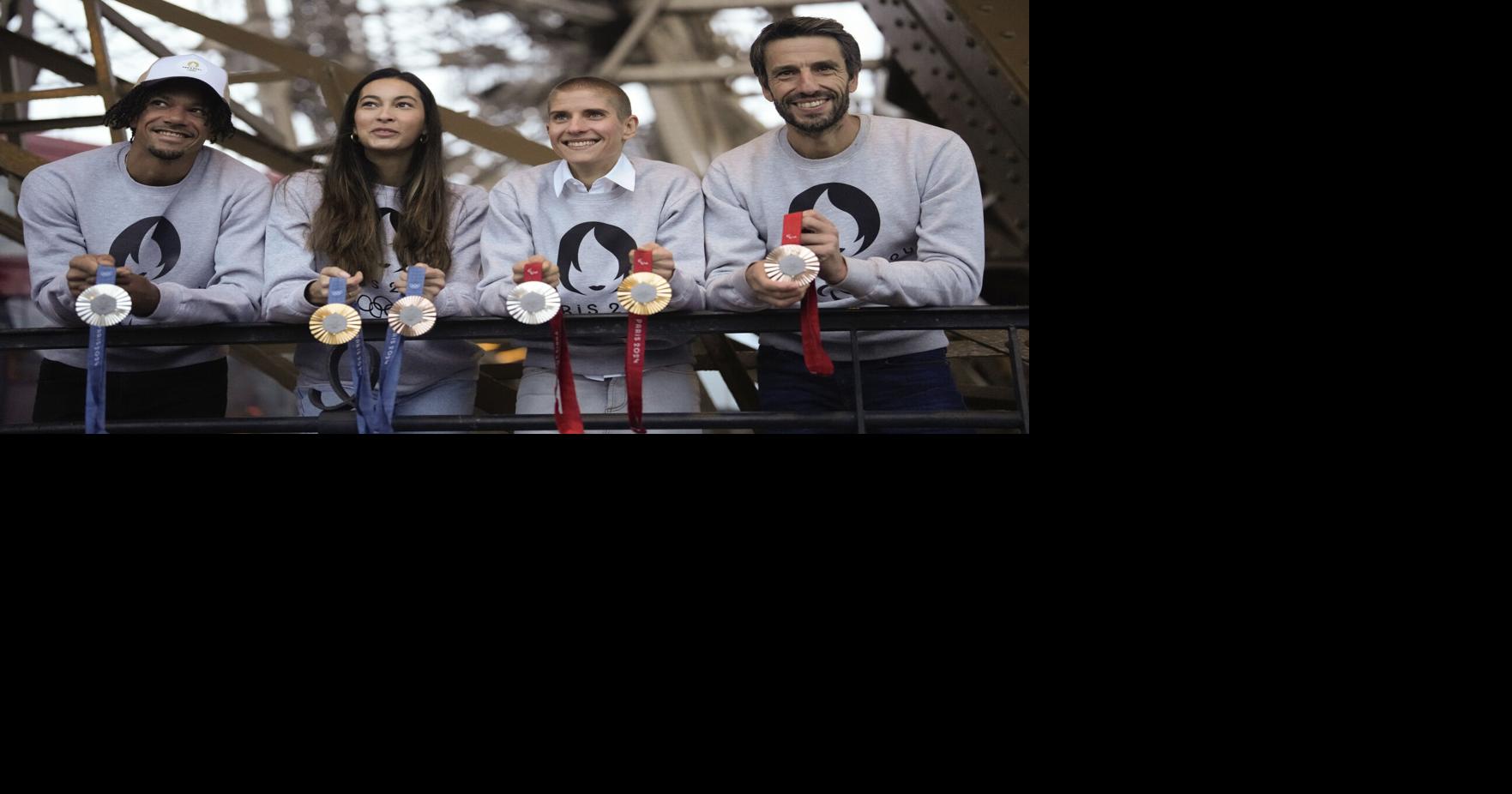 Paris Olympic medals made of Eiffel Tower pieces