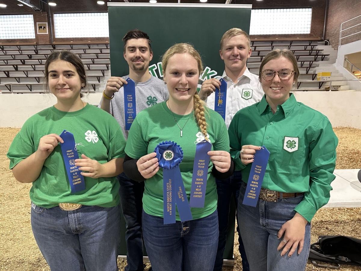 Morton County 4-H Meats judging team places first at state contest