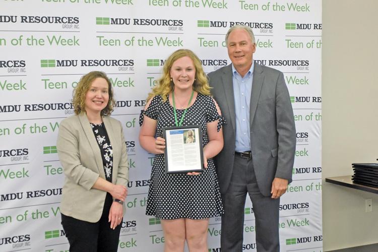 Century High School's Chance Bowlinger named MDU’s Teen of the Year