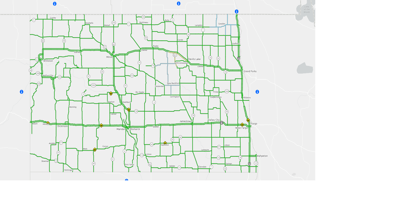 ND Roads travel map gets upgrade