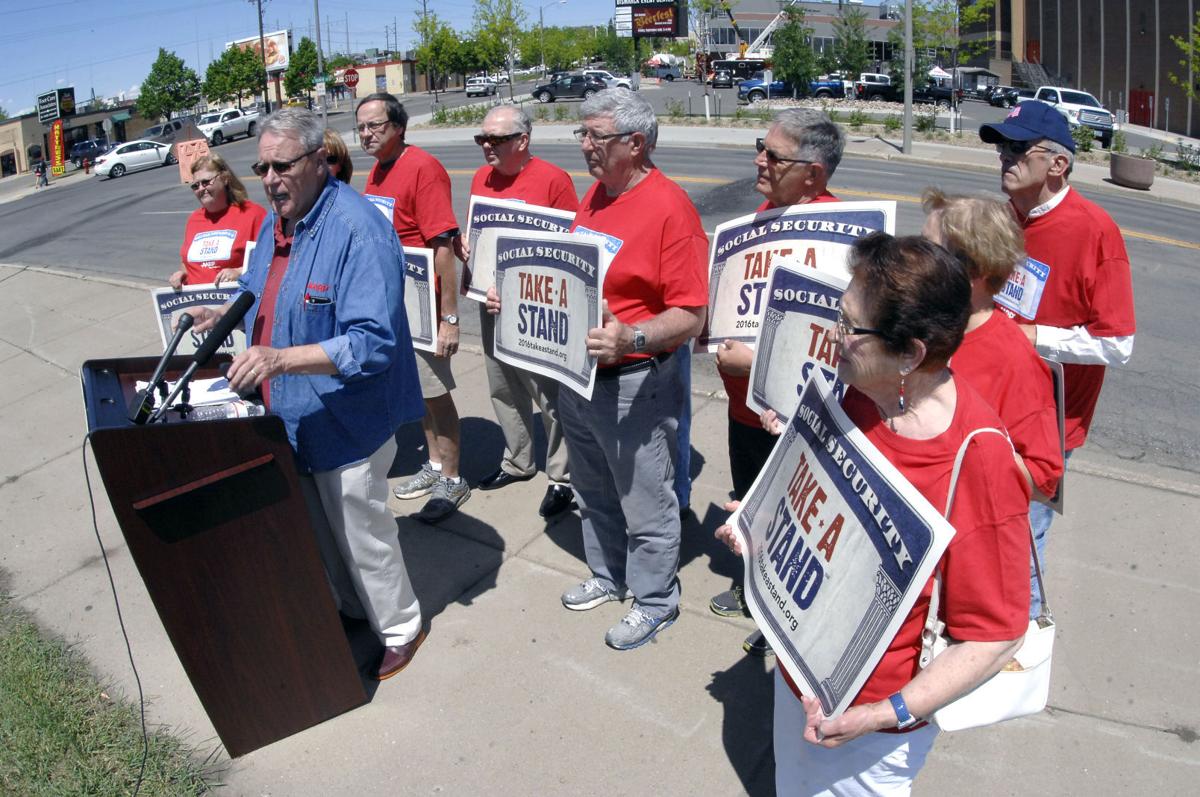 AARP volunteers call on substance from Trump