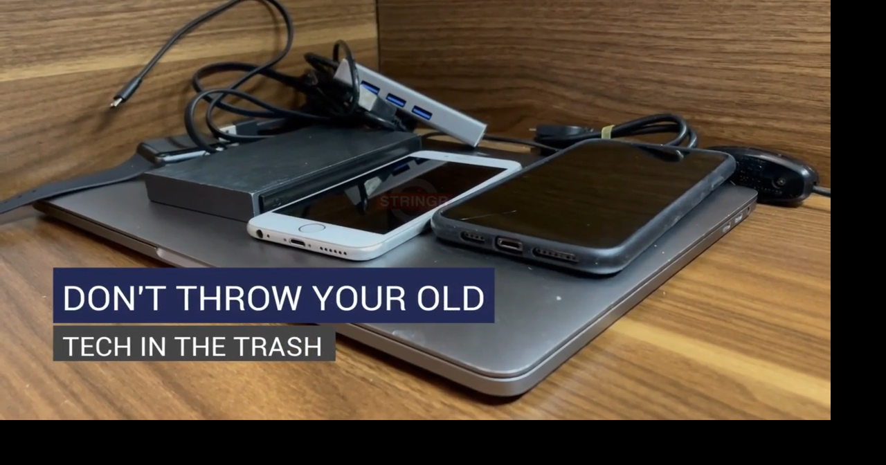 Don't throw your old tech in the trash