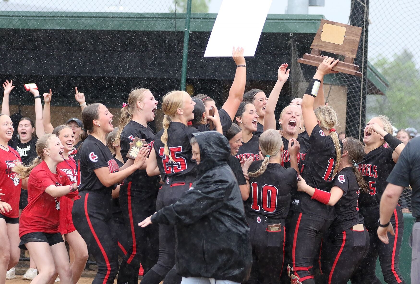 Central Cass defends Class B softball title