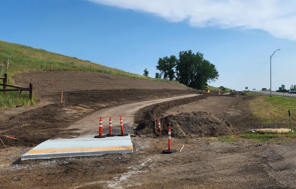Trail being built along state Highway 6 in south Mandan