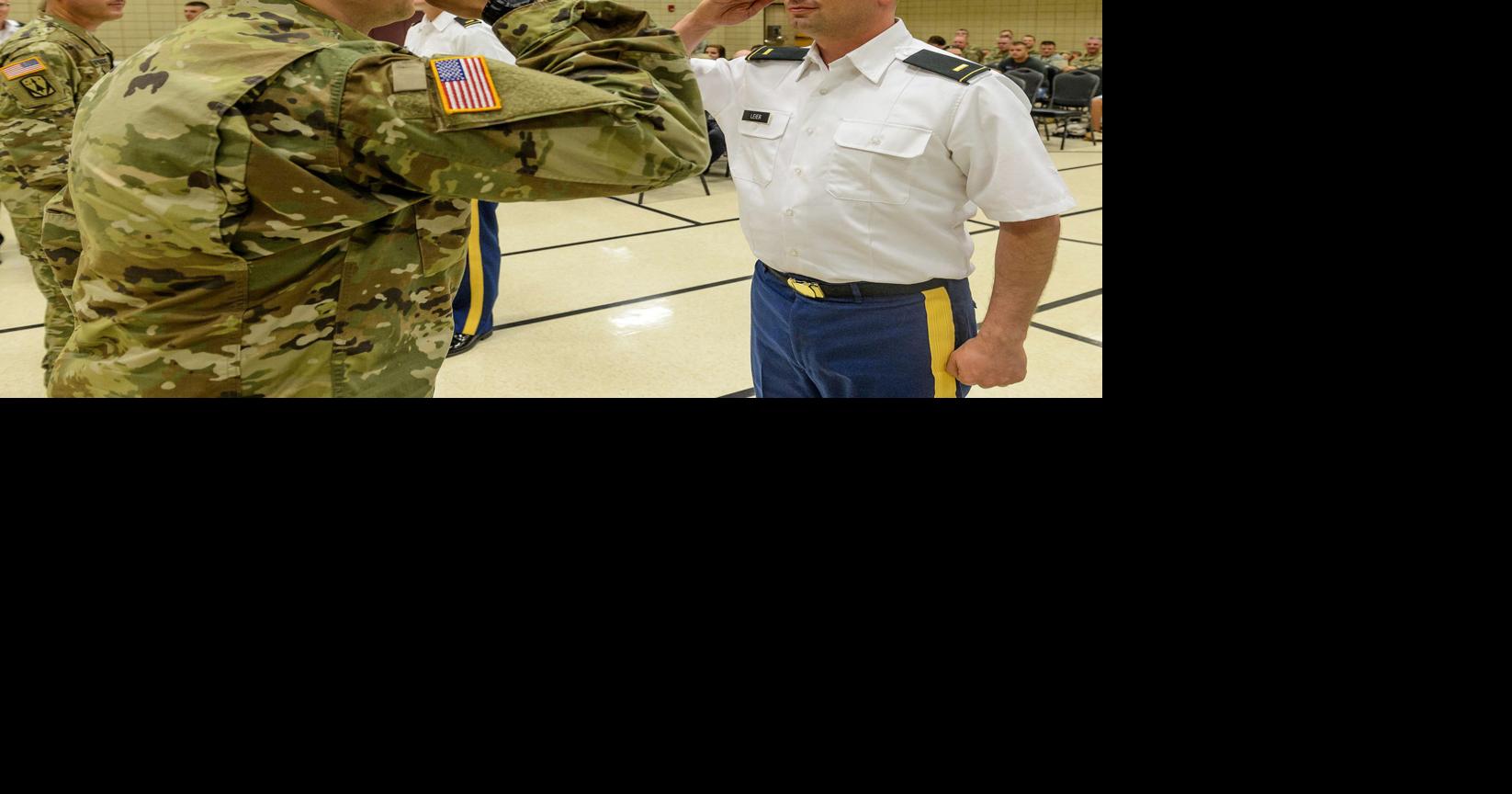 Leier becomes second lieutenant