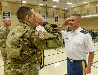 Leier becomes second lieutenant