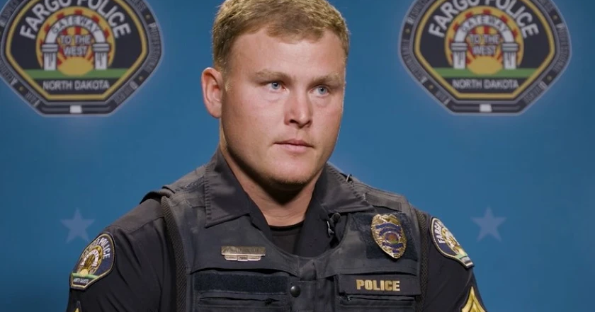 Fargo officer who stopped shooter tells story
