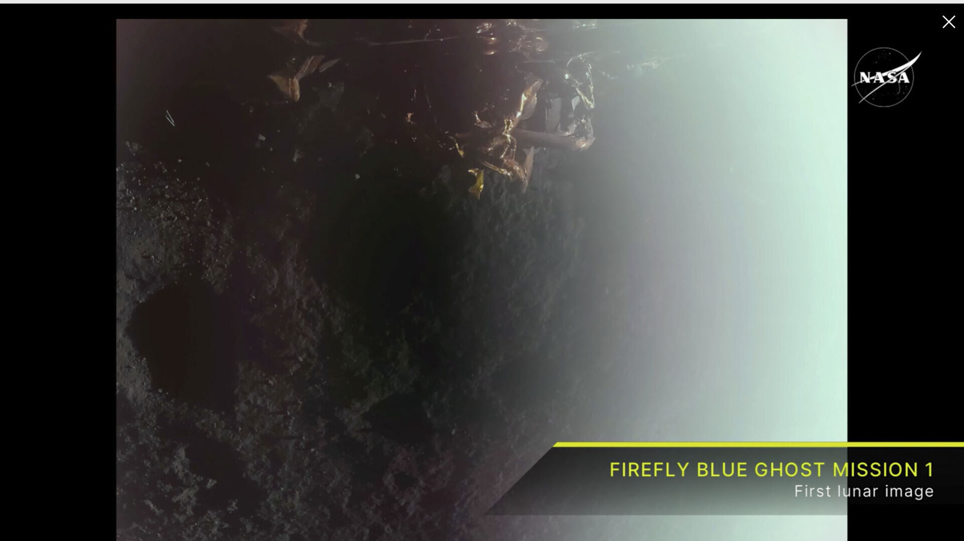 Private lunar lander Blue Ghost aces moon touchdown