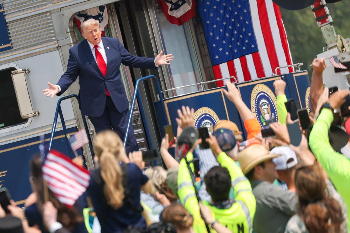Live updates: Trump in North Dakota ahead of library opening