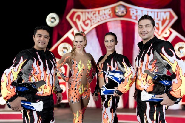 Circus family thrives on motorcycle stunts